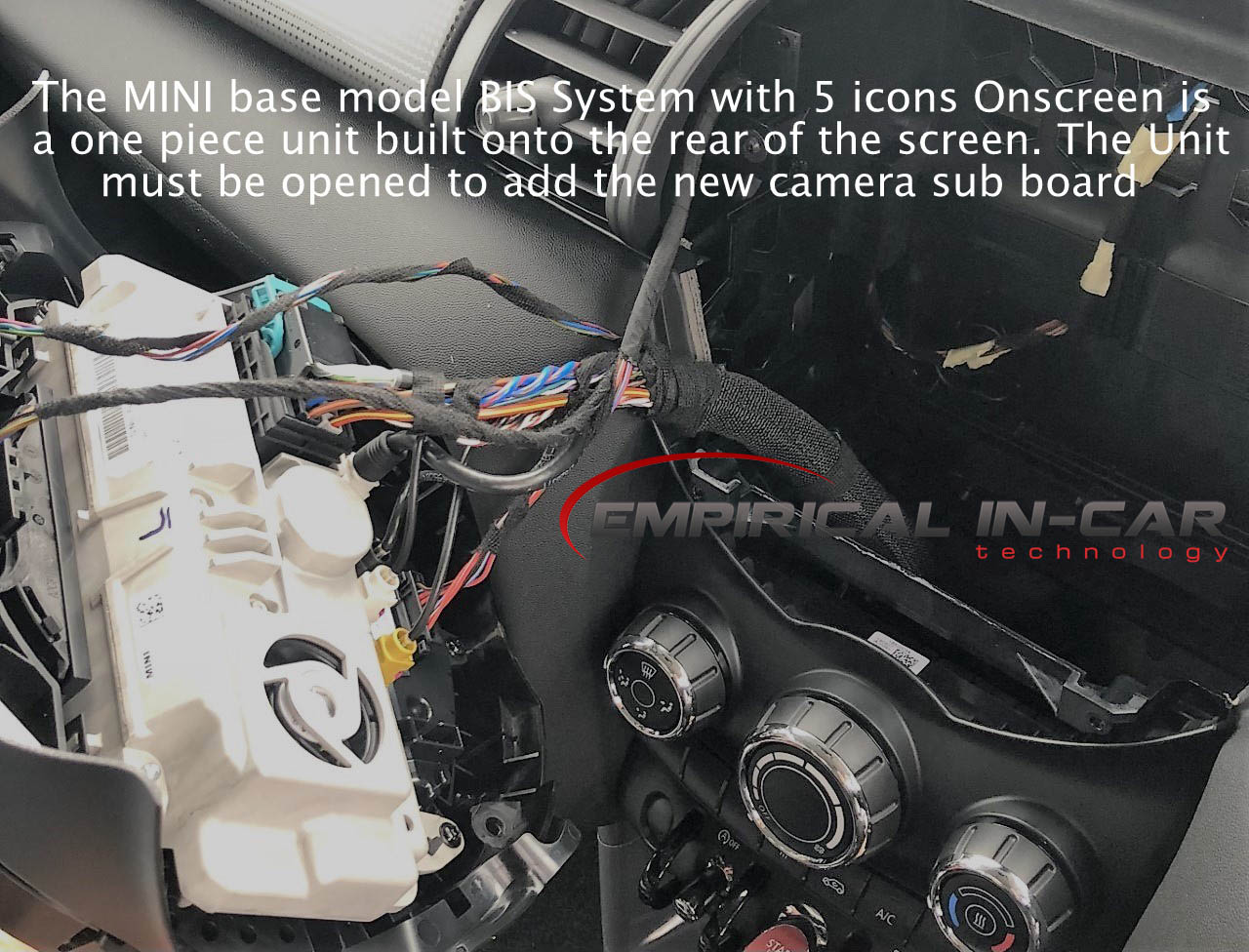 MINI BIS System 6.5 Non Touchscreen Reversing Camera - 2018